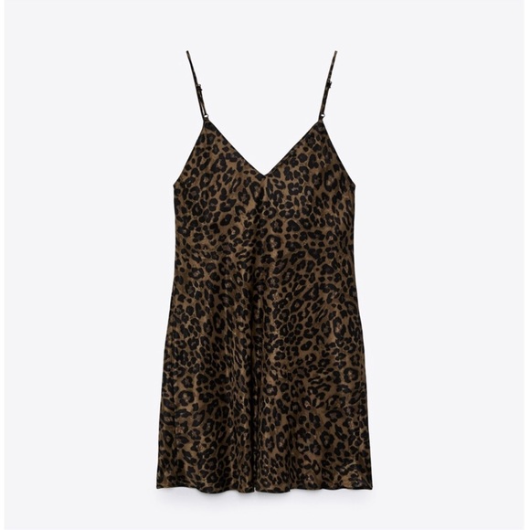 Zara | Dresses | Zara Leopard Print Dress | Poshmark